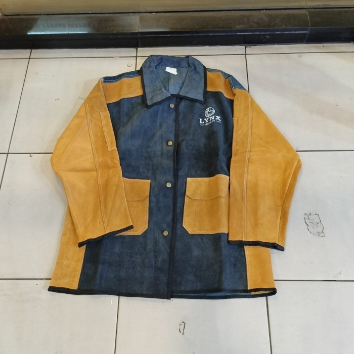 Jual JAKET LAS KULIT/WELDING JAKET LEATHER LYNX | Shopee Indonesia