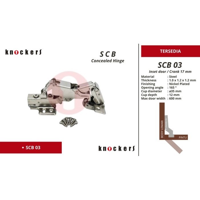 Jual Murah - Engsel Buaya Knockers Slowmotion 180 / 165 Derajat ...