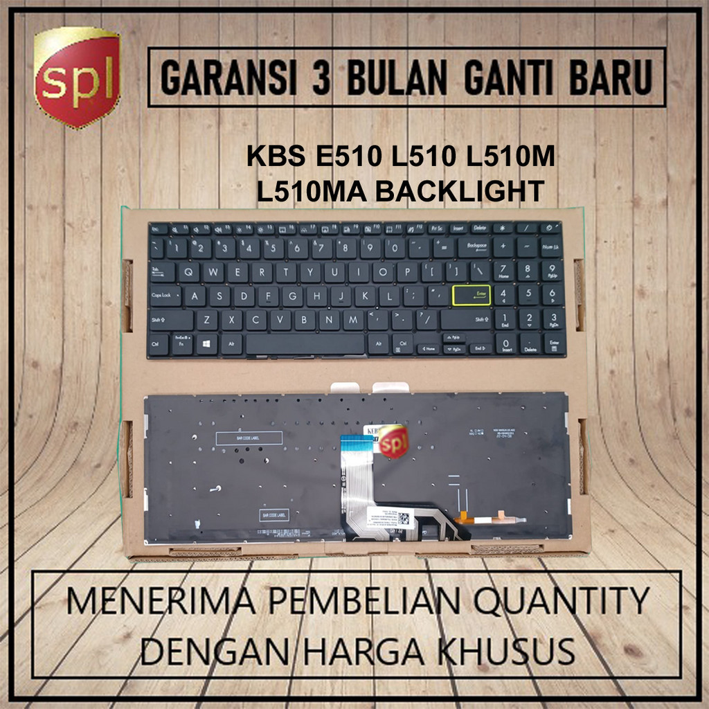 Jual Keyboard Laptop Asus E510 L510 L510m L510ma Backlite | Shopee ...