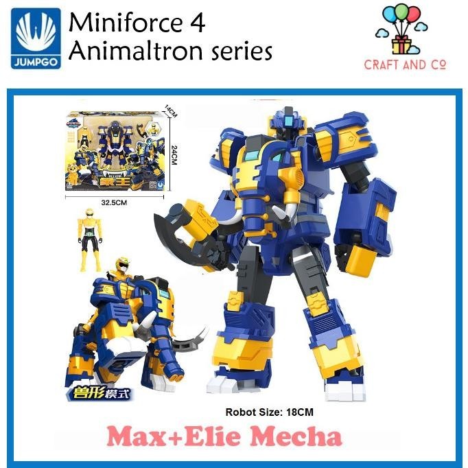 Jual Miniforce Jumpgo Season 4 Volt Lucy Max Sammy Leo Jackey ...