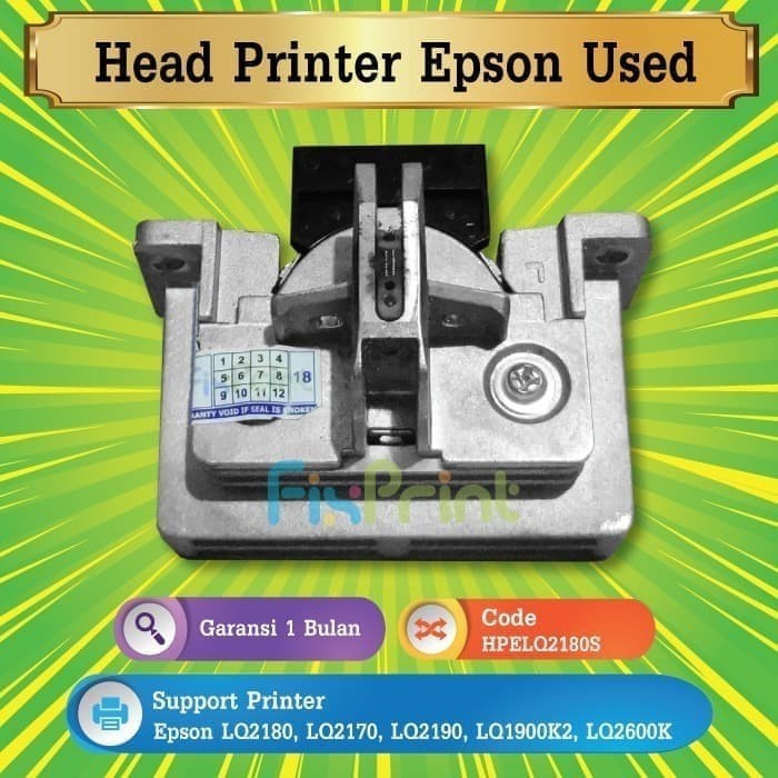 Jual Print Head Epson Lq2190 Lq-2190 Lq2180 Lq-2180 Printer Lq2170 Used ...