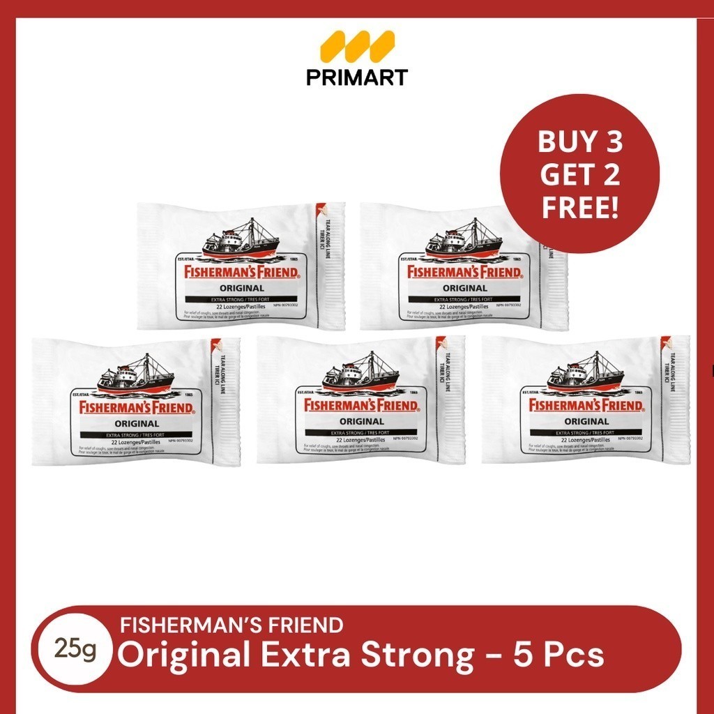 Jual Fisherman's Friend Original Extra Strong 25gr Buy 3 Get 2 Free ...