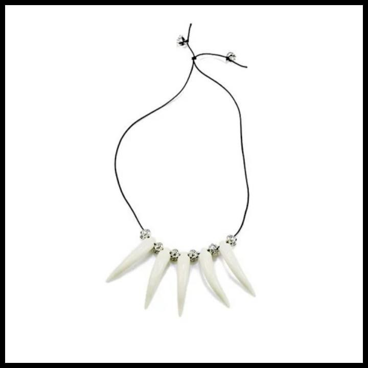 Jual Indian Traditional Tooth Necklace Native Indian Costume Prop ...