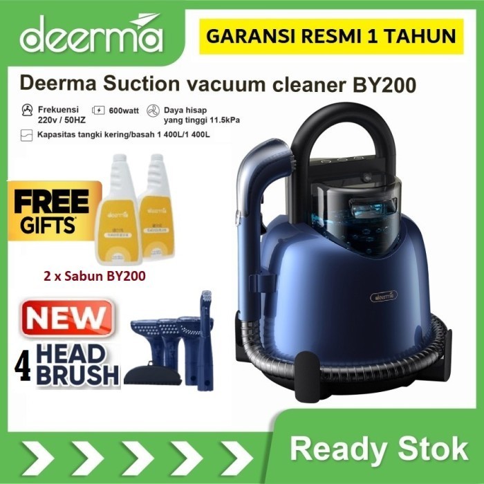Jual Terlaris!! [Resmi] Deerma By200 Wet & Dry Vacuum Cleaner Pembersih Karpet Sofa | Shopee ...