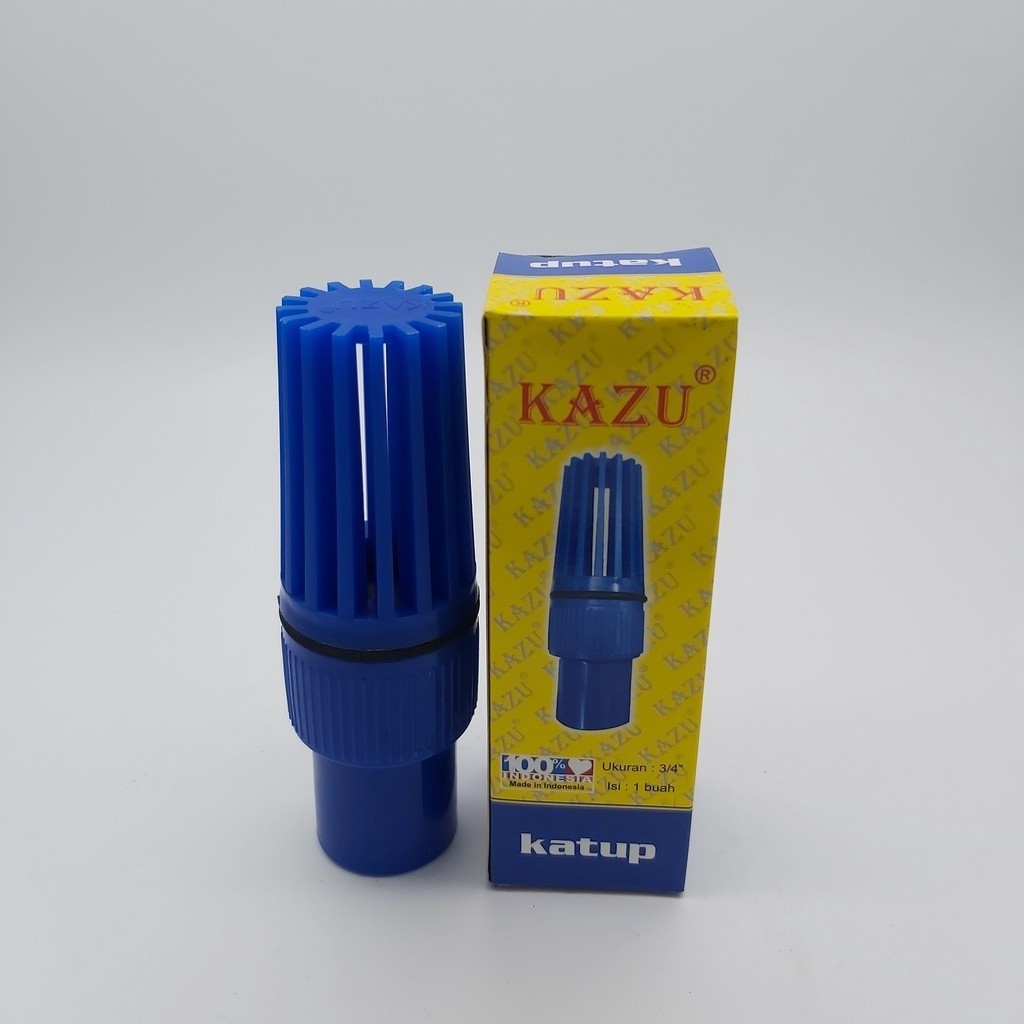 Jual Klep Air PVC 3/4" Jumbo Foot Valve Klep Tusen PVC Kazu 3/4 Inch ...