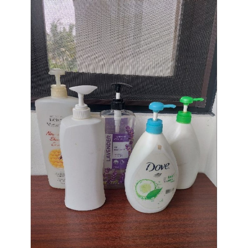 Jual Botol Bekas Shampoo Sabun Cair Pump 1L 1000ml | Shopee Indonesia