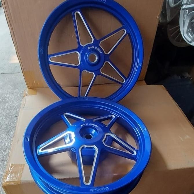 Jual VELG KING STREET MIO SPORTY BIRU | Shopee Indonesia