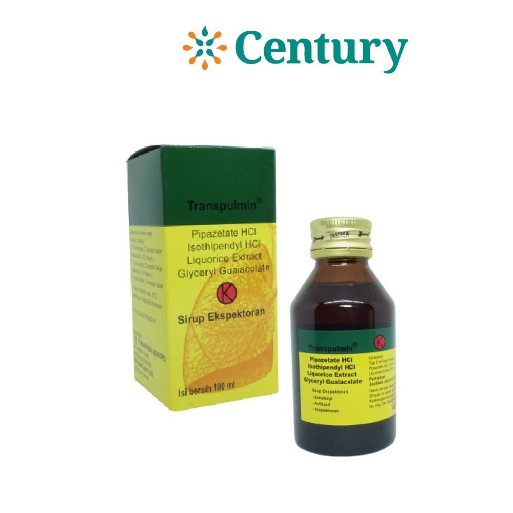 Jual TRANSPULMIN SYRUP 100 ML / OBAT BATUK / BATUK BERDAHAK / BATUK ...