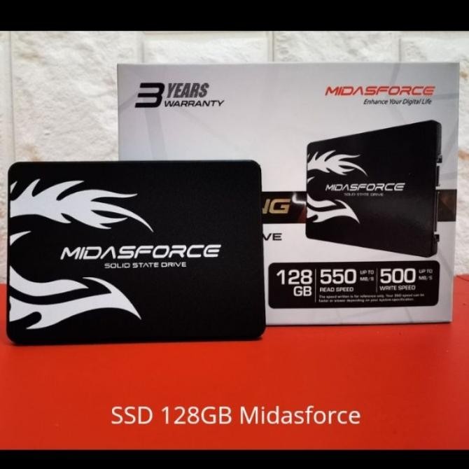 Jual SSD 128GB/256GB MIDASFORCE SATA III SSD MIDAS SATA | Shopee Indonesia
