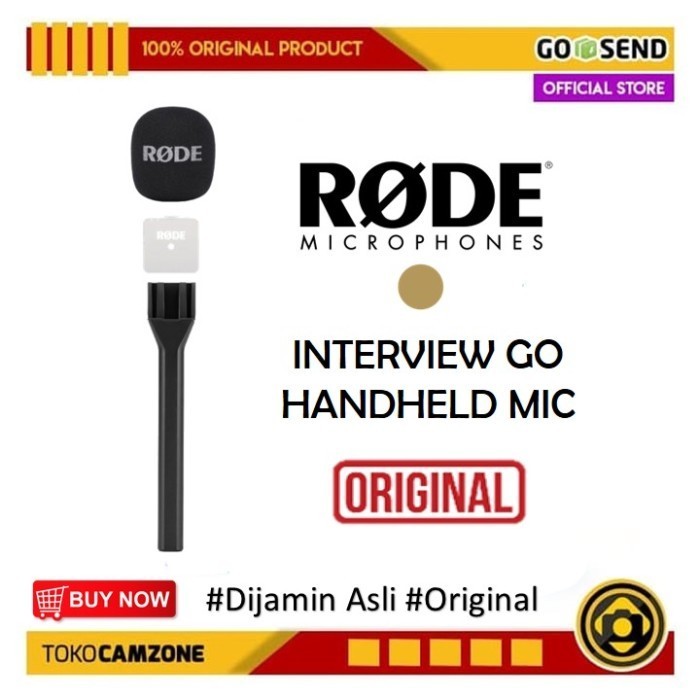 Jual For Sale Rode Interview Go Handheld Mic Adapter For The Wireless ...