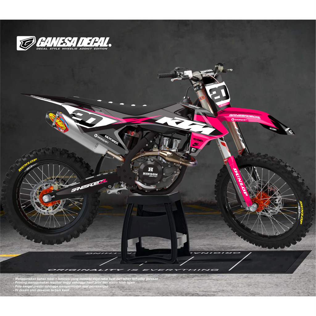 Jual Decal Sticker KTM 250 2015 - 2017 PREMIUM SUPERGLOSS Full Body ...