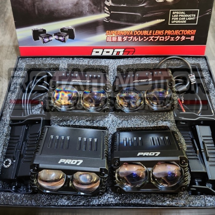 Jual Mini Projie Pro7 Mp.2Tx Super Led Blue Lens 4X50W / Mp 2Tx ...