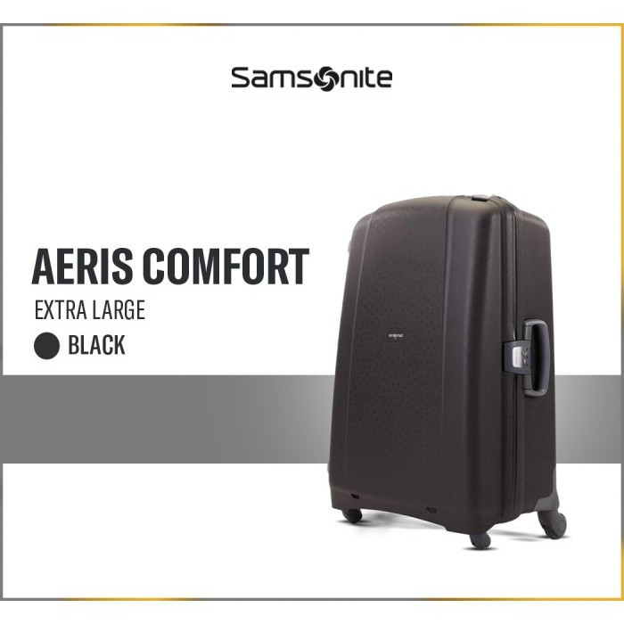 Jual Samsonite Koper Hardcase Aeris Comfort Extra Large 31 inch - Black ...