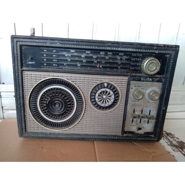 Jual Part radio Noble 4 band radio jadul rusak kuno antik vintage ...