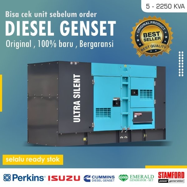 Jual GENSET SILENT 30 Kva Perkins / Cummins / Isuzu / Emerald | Shopee Indonesia