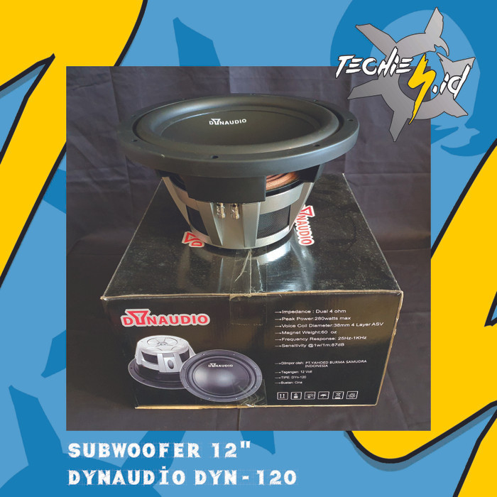 Jual Subwoofer 12 Inch Dynaudio Dyn-120 Terlariss !! | Shopee Indonesia
