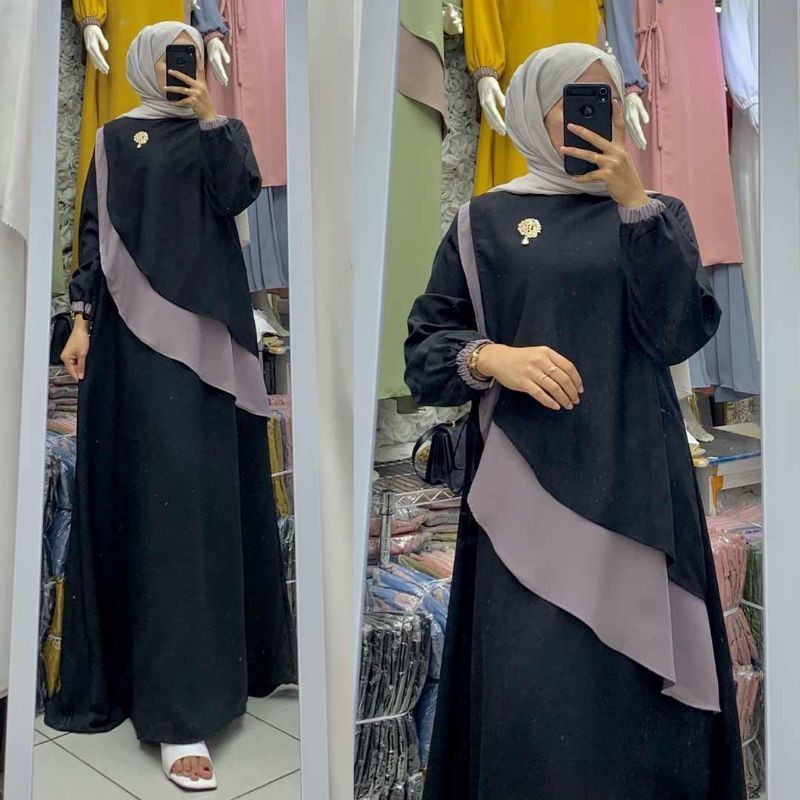 Jual Gamis Jumbo Ld 120 , Gamis lebaran 2024 model terbaru , Gamis ...