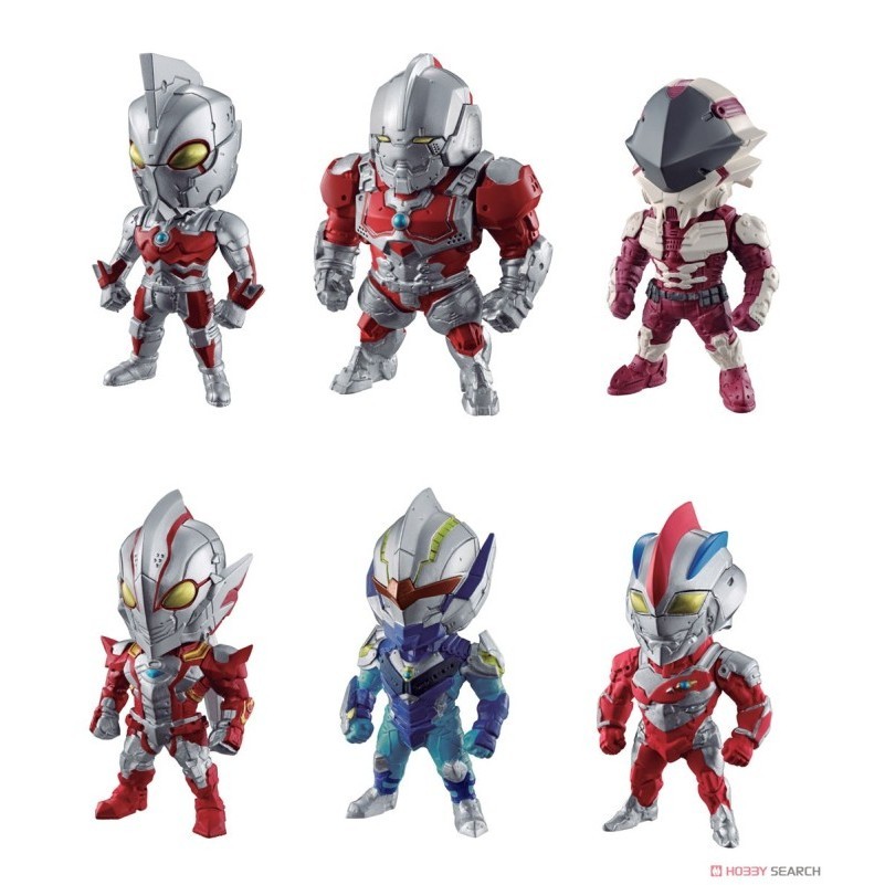 Jual Ready Stok - Converge Heroes Ultraman 02 Bandai Mini Figure Set ...