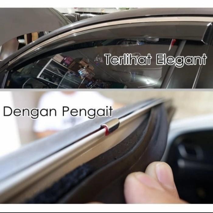 Jual DAYTONA Talang Air Injeksi Wuling Almaz 2019-Lis Stainless Premium ...