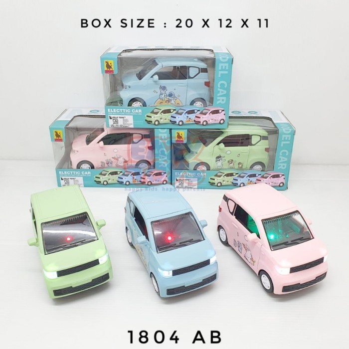 Jual Mainan Mobil Mobilan Anak Bump And Go Wuling Mini Air EV Sound ...