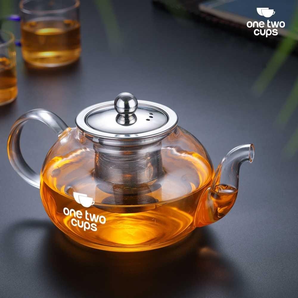 Jual One Two Cups Teko Kaca Teh Chinese Teapot dengan Saringan - TP-759 | Shopee Indonesia