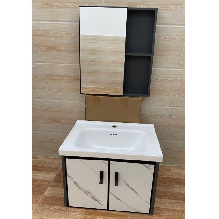 Jual Cermin - Furnibest Cabinet Wastafel Set Lemari Cermin Kamar Mandi ...