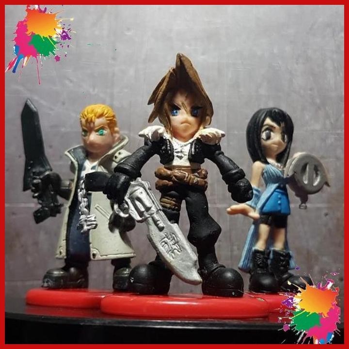 Jual (ZOOP) FIGURE GAME CHARACTER FINAL FANTASY VIII 8 CHIBI SET COCA ...