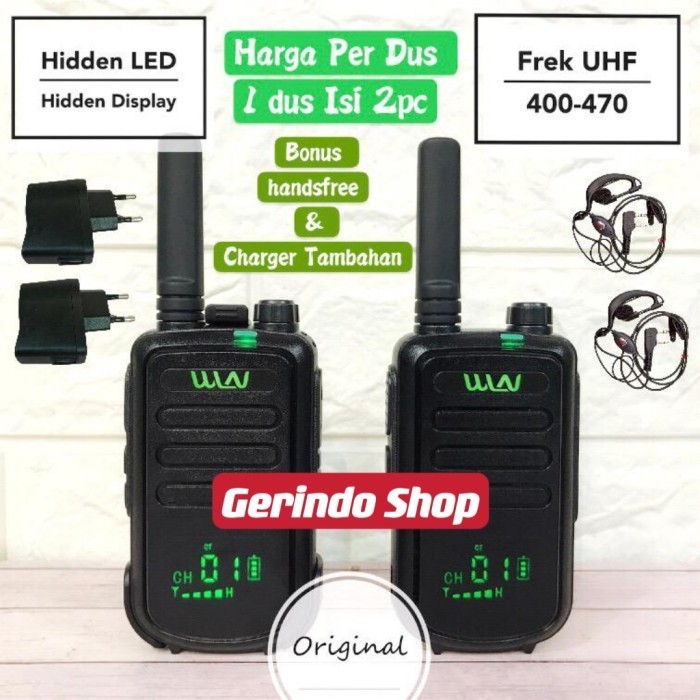 Jual HT WLAN DISPLAY / HT WLN KDC100 ( 1 DUS ISI 2 ) | Shopee Indonesia