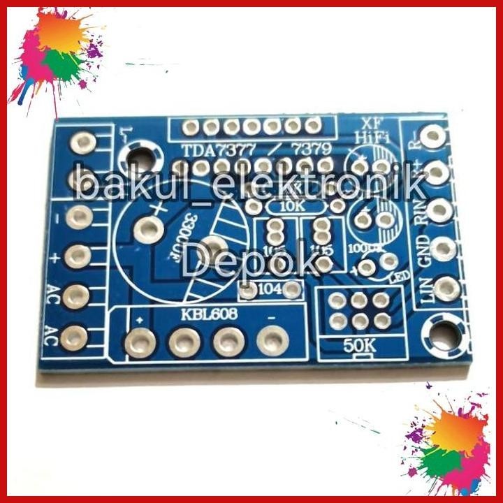 Jual pcb power amplifier tda7379 tda7377 stereo (bke) | Shopee Indonesia