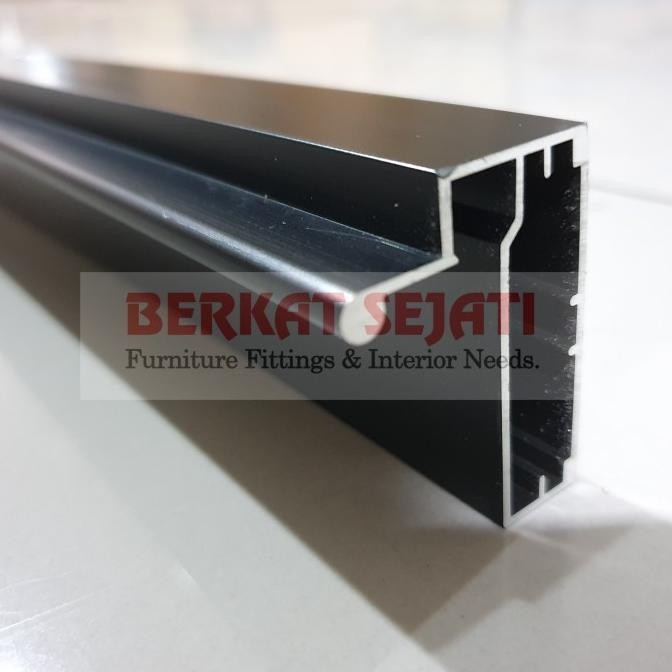 Jual Profil Handle Frame Kaca Lemari Kitchen Set Aluminium FHD 128 ...