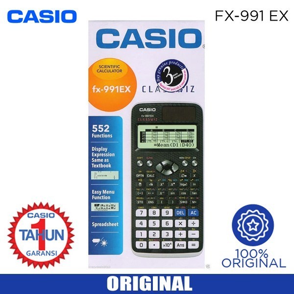 Jual PROMO KALKULATOR CASIO FX 991 EX #ORIGINAL | Shopee Indonesia