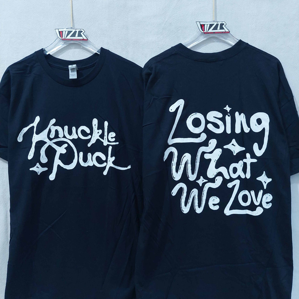 Jual T Shirt Band Official KNUCKLE PUCK - LOSING WHAT WE LOVE BLACK ...