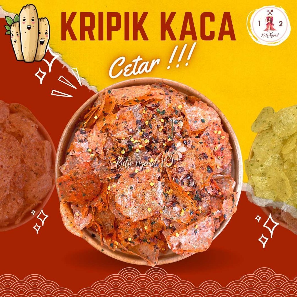 Jual 250GRAM KRIPIK KACA CETAR / KRIPCA BY RATUNGEMIL12 | Shopee Indonesia
