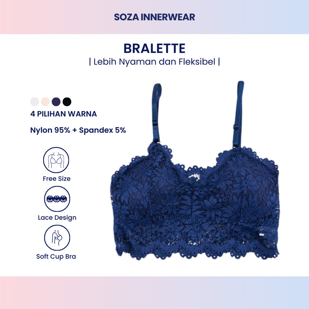 Jual Bra Wanita Motif Renda Batik Bunga 268 Lapisan Kain Seksi ...