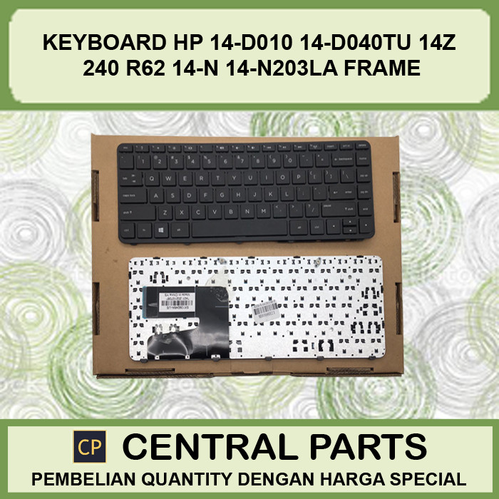 Jual Keyboard HP 14-D010 14-D040TU 14z 240 R62 14-N 14-N000 Frame ...