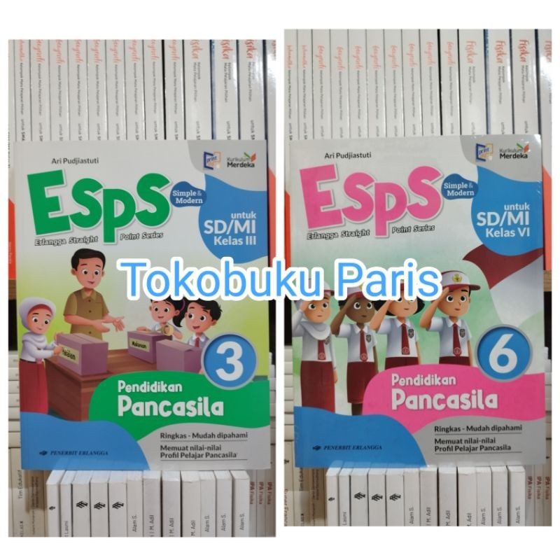 Jual ORI Buku ESPS Pendidikan Pancasila PPKN sd mi kelas 3 6 Kurikulum Merdeka Erlangga | Shopee ...