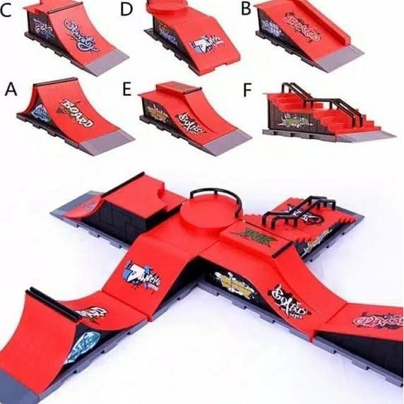 Jual Terlaris Arena Skateboard Skate Park Ramp Part Untuk Tech Deck Fingerboard Promo Terbaru ...