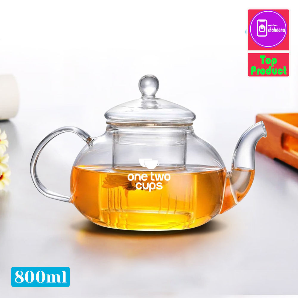 Jual SHMS Teko Teh Kaca Tahan Panas dengan Saringan Teapot 800ml RHTP ...