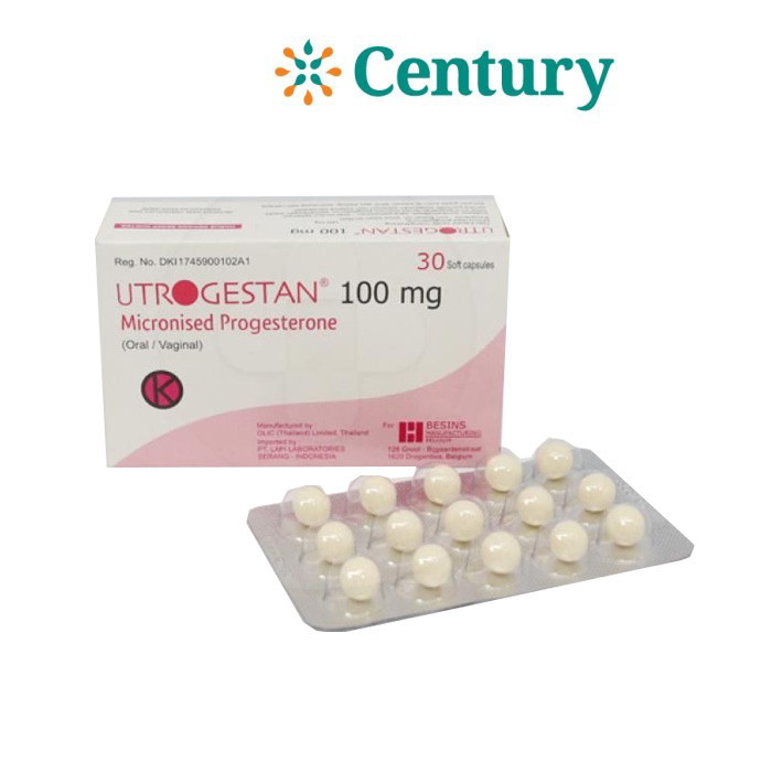 Jual UTROGESTAN 100MG 1 STRIP /HORMON /PROGESTERON | Shopee Indonesia