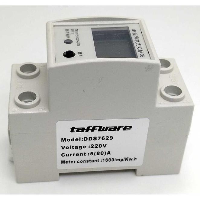 Jual KWH Pengukur Listrik Smart Power Voltmeter 220V 80A DDS7629 |siap proses | Shopee Indonesia