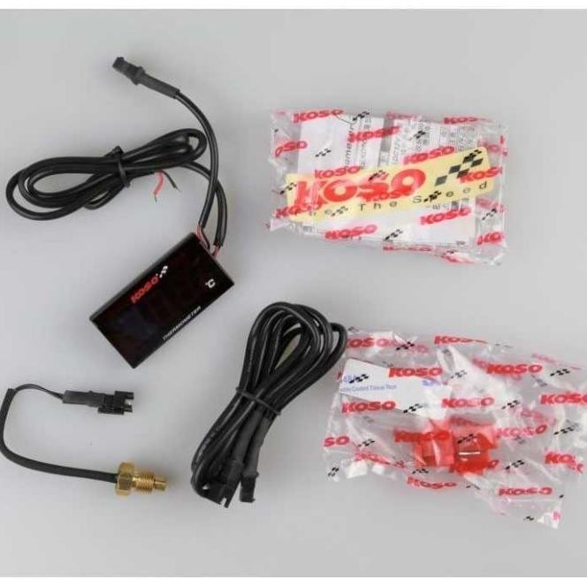 Jual KOSO Termometer Digital Pengukur Suhu Air Radiator Mesin Motor ...