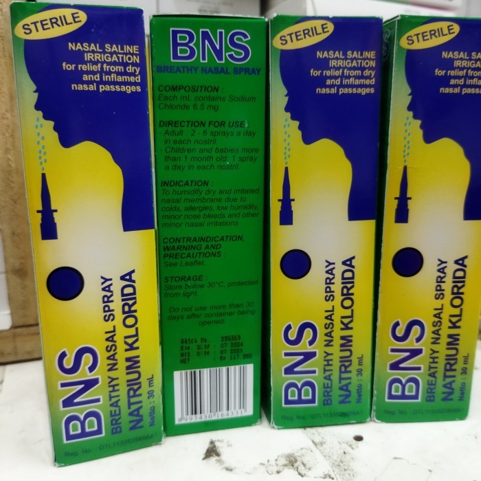 Jual Bns Breathy Nasal Spray 30Ml | Shopee Indonesia