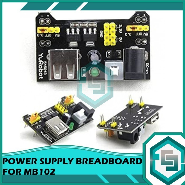 Jual POWER SUPPLY MB102 BREADBOARD 3.3V/5V MODULE | Shopee Indonesia