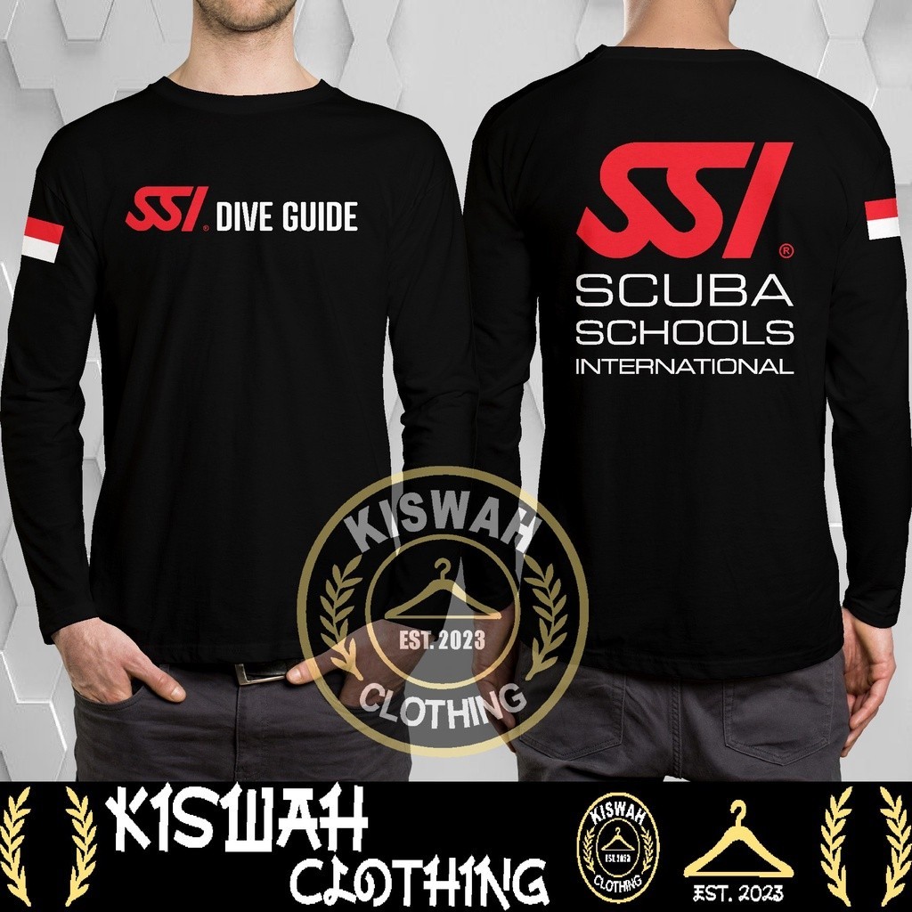 Jual Kaos Tshirt Diver Dive Guide SSI Scuba School International Lengan ...