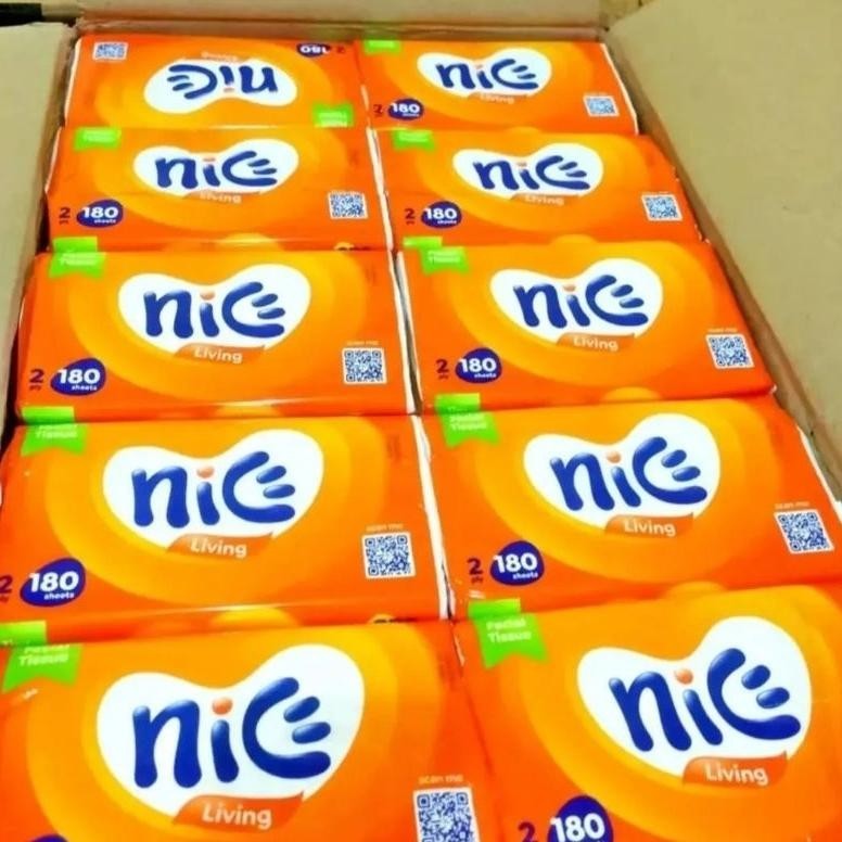 Jual tissue NICE 180 Sheet ( Paket 10 pcs ) | Shopee Indonesia