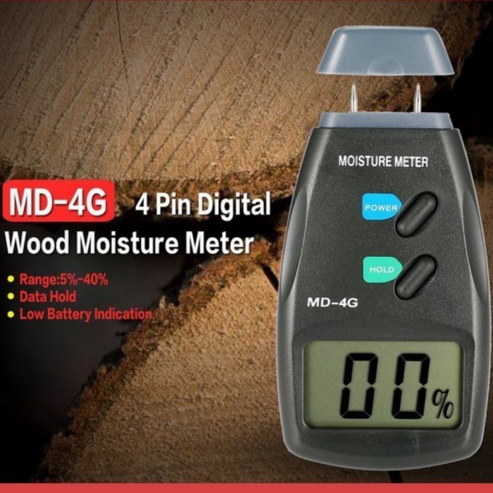Jual Digital Grain Moisture Meter 4Pin Pengukur Kadar Air Kayu Tembok ...
