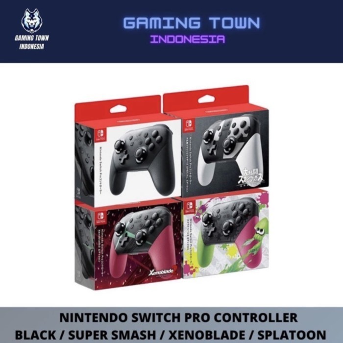 Jual Controller/ Stick Nintendo Switch Pro Wireless Splatoon/ Xenoblade ...
