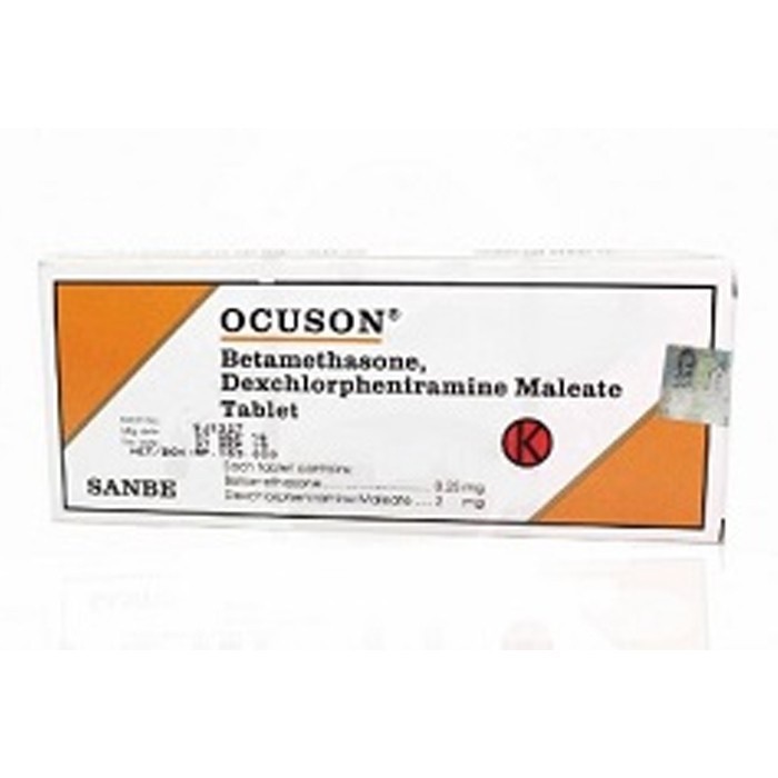 Jual OCUSON 1 STRIP ISI 10 TABLET/ANTIHISTAMIN/OBAT ALERGI | Shopee ...