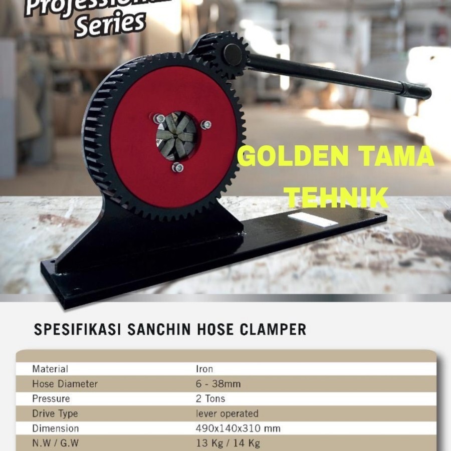 Jual Alat Press Selang Sanchin Hose Clamper Mesin Press Selang Manual ...