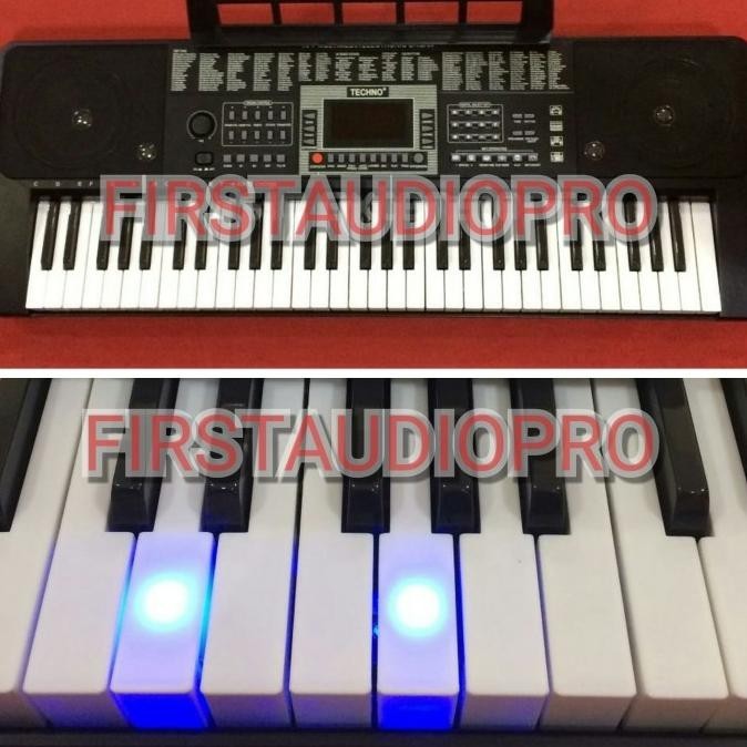 Jual Tipe Baru Keyboard Techno T-9690 T 9690 Key Lighting Keyboard ...